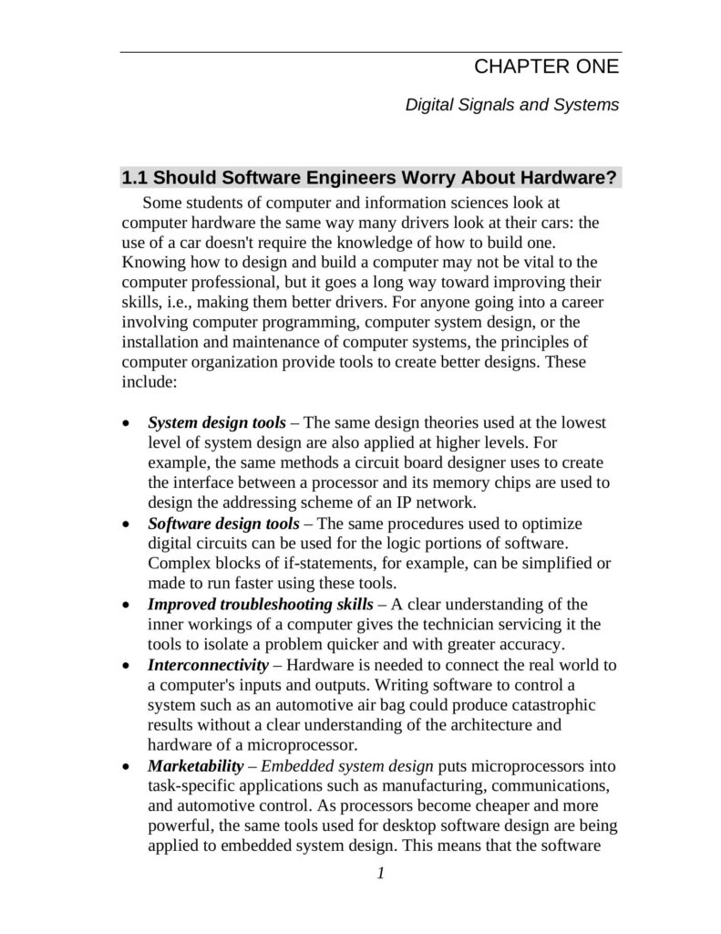 Digital Signals and Systems | IT Information Technology